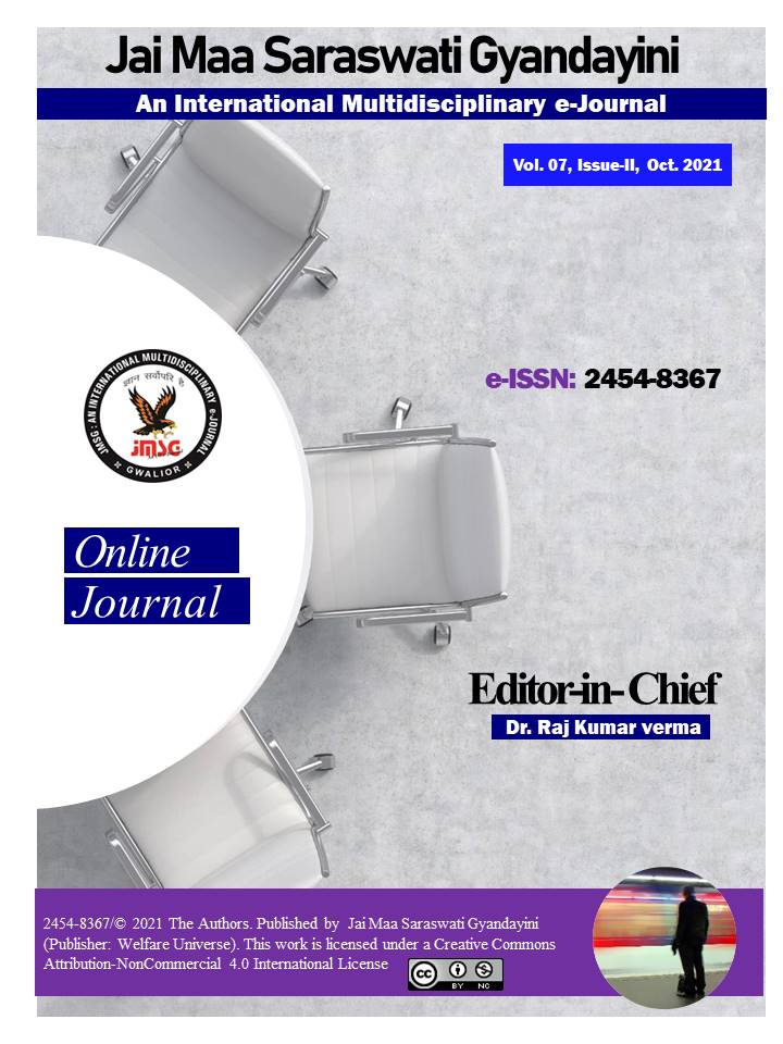 Jai Maa Saraswati Gyandayini An International Multidisciplinary e-Journal